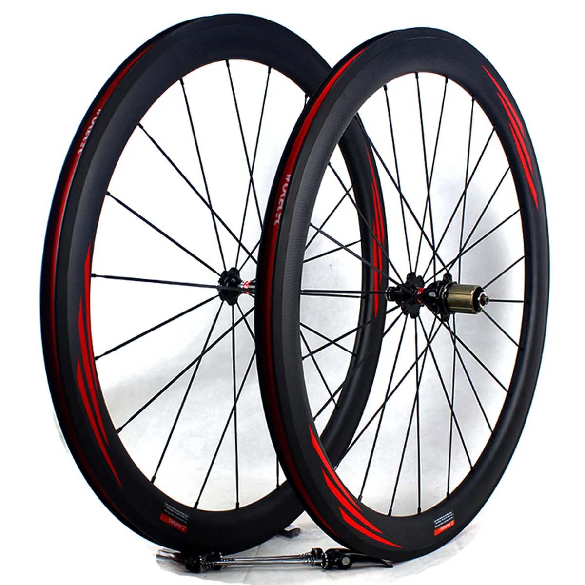 DHgate.com:Carbon Fiber Road Wheels, 50mm 700C 3K Matt Basalt Brake ...