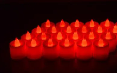 LED Candles Tea Light Flameless Flickering Party With Remote Control ...