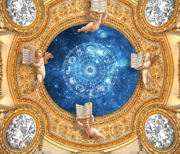 Zenith Diamond Ceiling Murals Shining Luxury Stunning Power Of The ...
