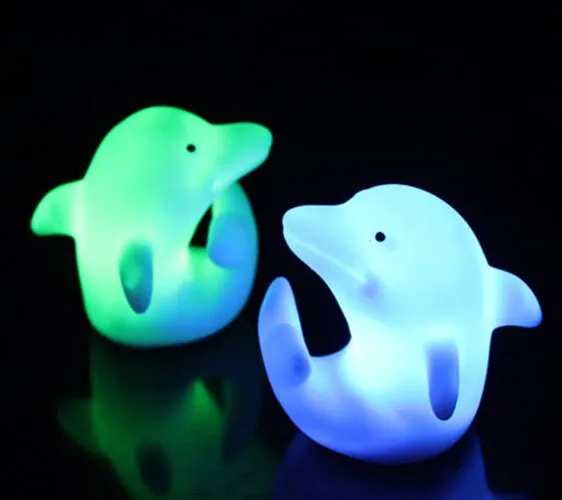 DHgate.com:7-Color LED Cartoon Dolphin Night Light Lamp, USB ...