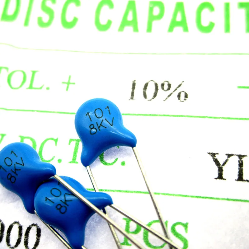 Wholesale High Voltage Ceramic Capacitors 8KV101 8000V 100pf Pitch 5 ...
