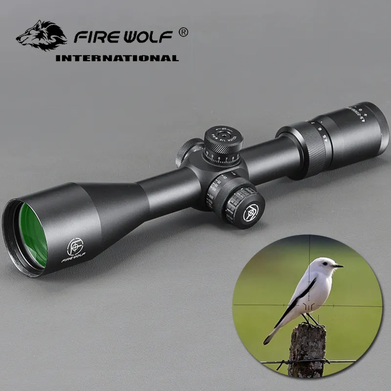 FIRE WOLF 4.5 27X50 Rifle Optic Tactical Scope Sight With Fully Multi ...