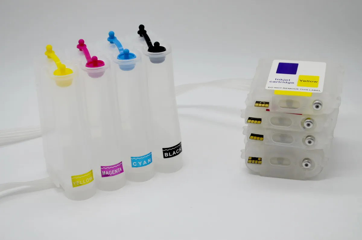 HYD Empty HP82 KCMY CISS/ Cis System/BIS/Bulk Ink System For Hp ...