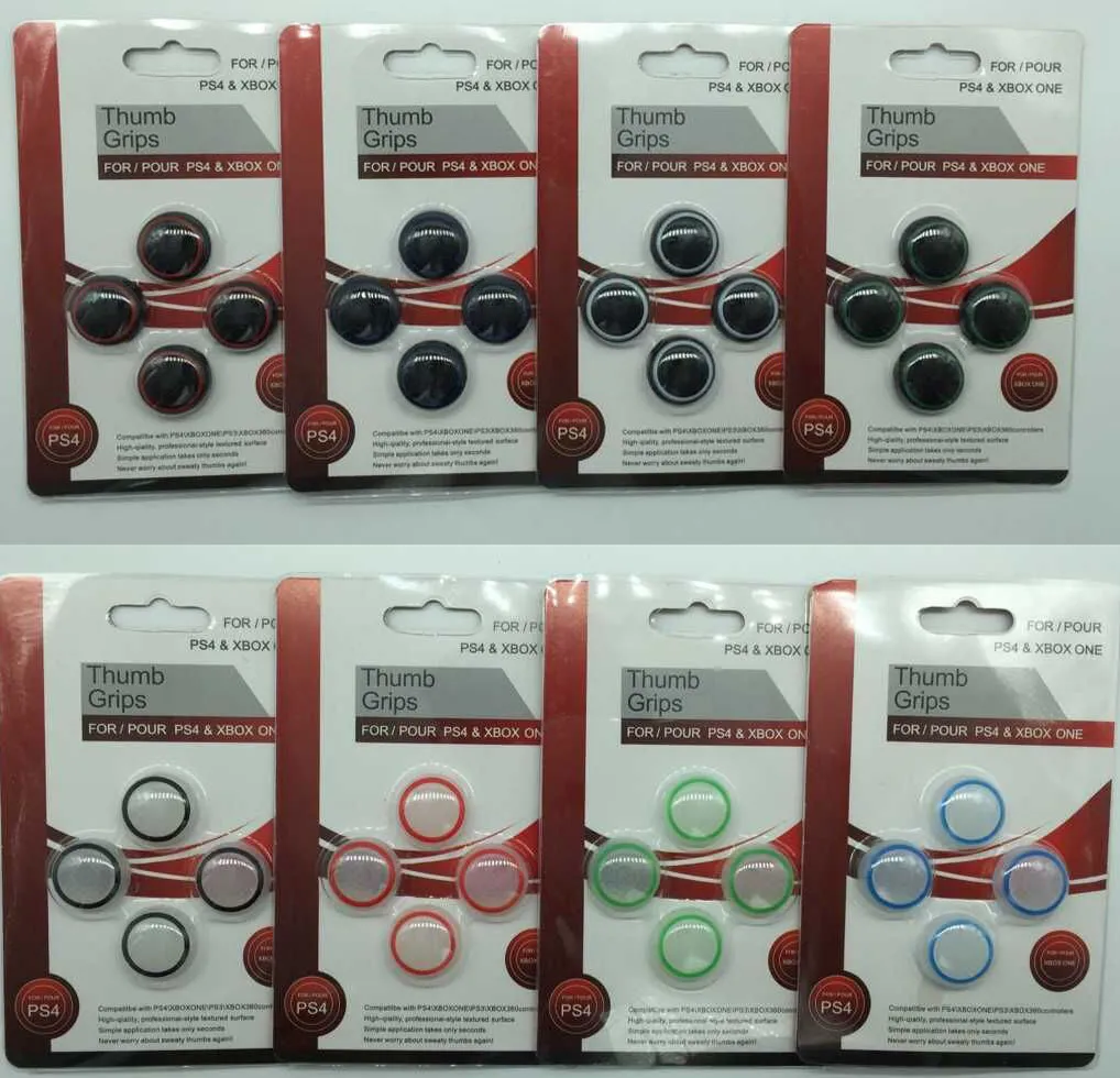 Silicone Button Thumbstick Grip Caps for PS4 PS3 Xbox One Xbox 360 ...