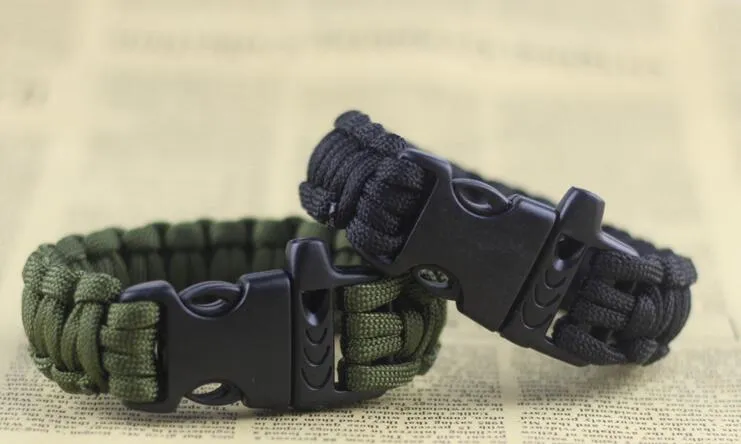 Paracord Seven Core Umbrella Rope Weaving Survival Whistle For Escape ...