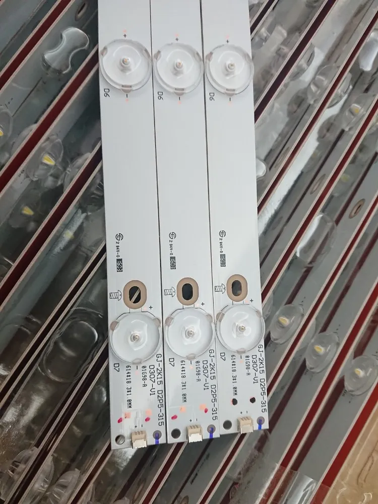 DHgate.com:LED Backlight Strip Kit - 3-Piece Set, 7 LEDs, 615mm Length ...