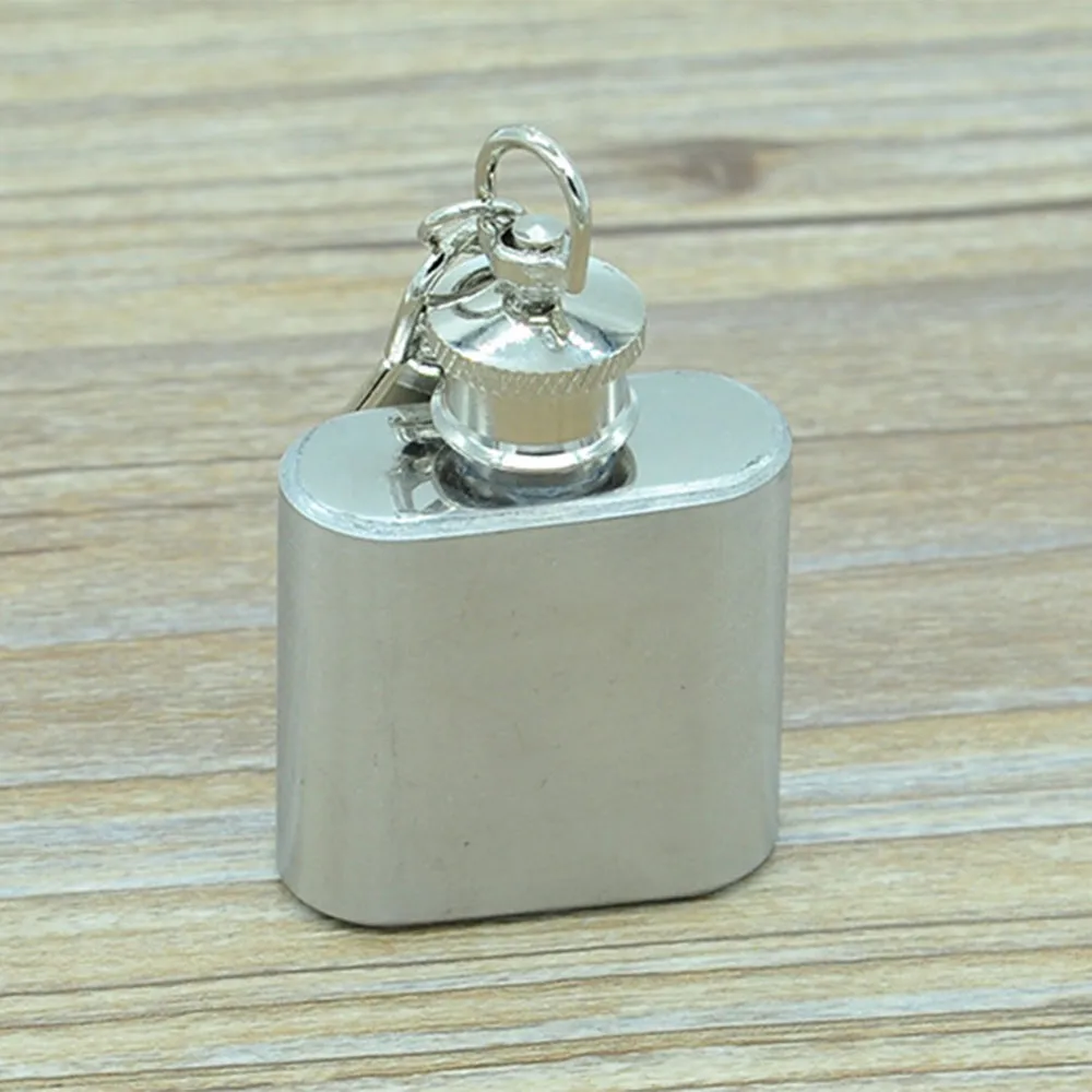 1oz Stainless Steel Mini Hip Flask With Keychain... From Esw_house, $1. ...