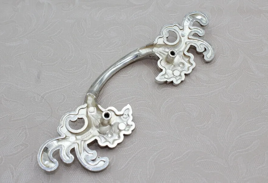 Hole Space 45mm Kitchen Cabinet Handles Antique Silver Drawer Pulls ...