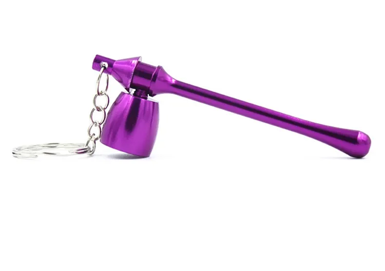 Metal Smoke Pipes Mushroom Keychain Set Mini Aluminum Smoking ...