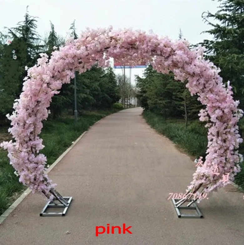 Wedding Arch Flower Arrangements Iron Art Arch Frame For Celebrations ...