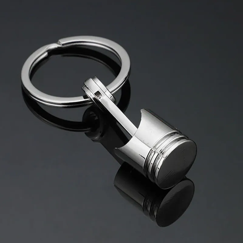 Automotive Keychain Metal Piston Design Key Ring Set, Car Keychains ...