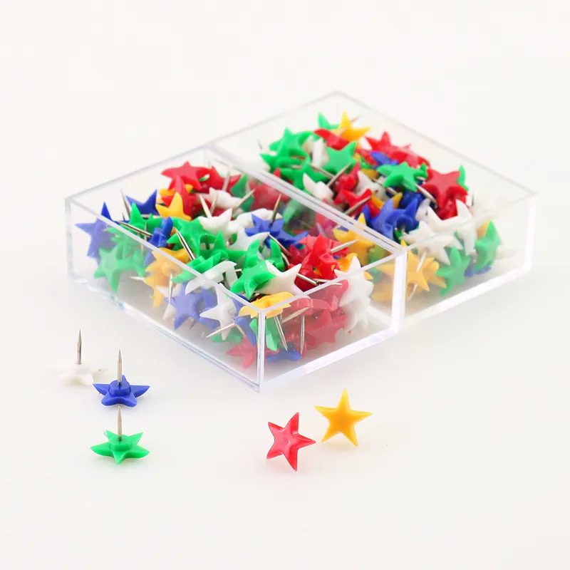 Star Push Pins Set Of 100 Decorative Thumb Tacks For Office, School ...