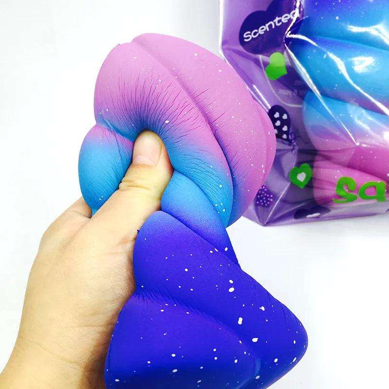 New Squishy Cotton Candy Marshmallow Squishy 14CM Soft Squeeze Toy Big ...
