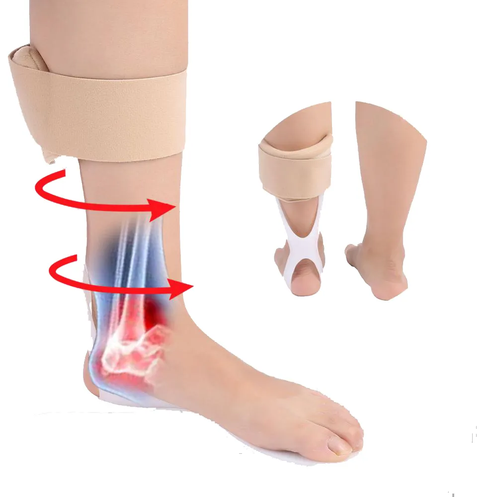 Adjustable Ankle Splint Brace for Foot Drop, Orthosis Ankle Corrector ...