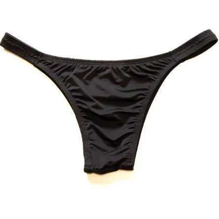 Men Bikini Briefs: Sheer Low Rise Underwear With Translucent Pouch ...