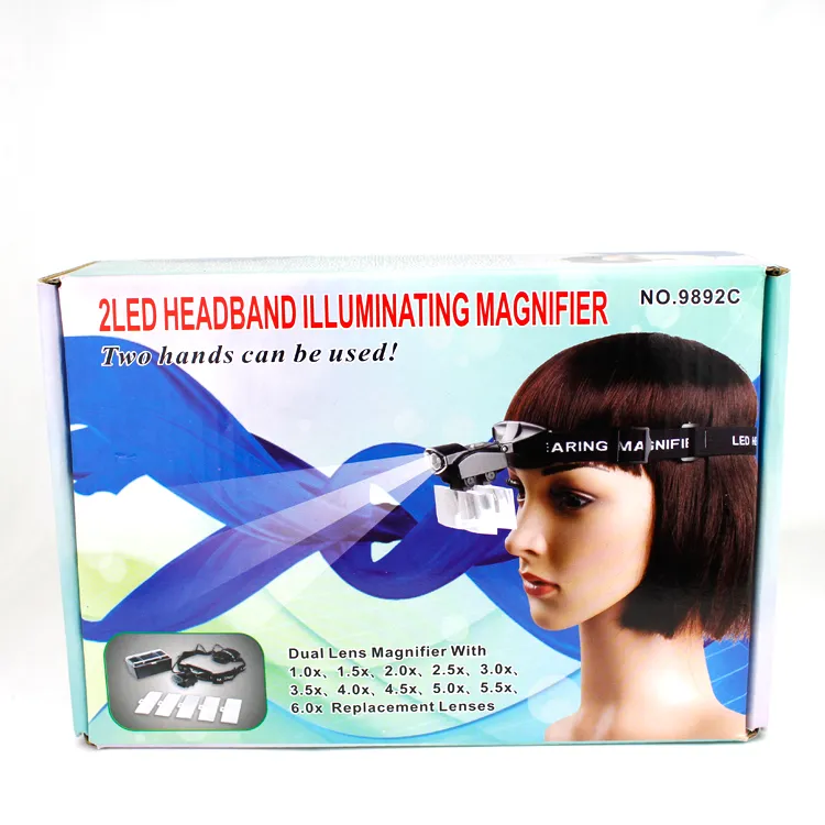 DHgate.com:Multifunctional LED Headband Magnifier with Portable ...