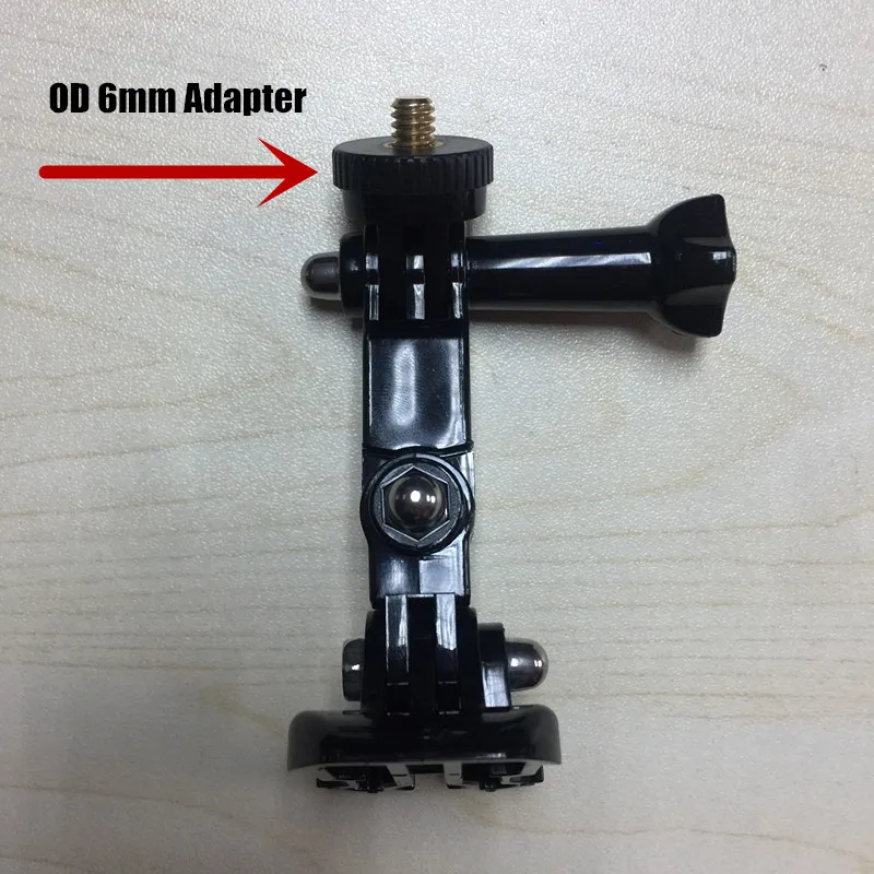 Universal 6mm Monopod Tripod Mount Adapter For GoPro HD Hero 3+/3/2 ...