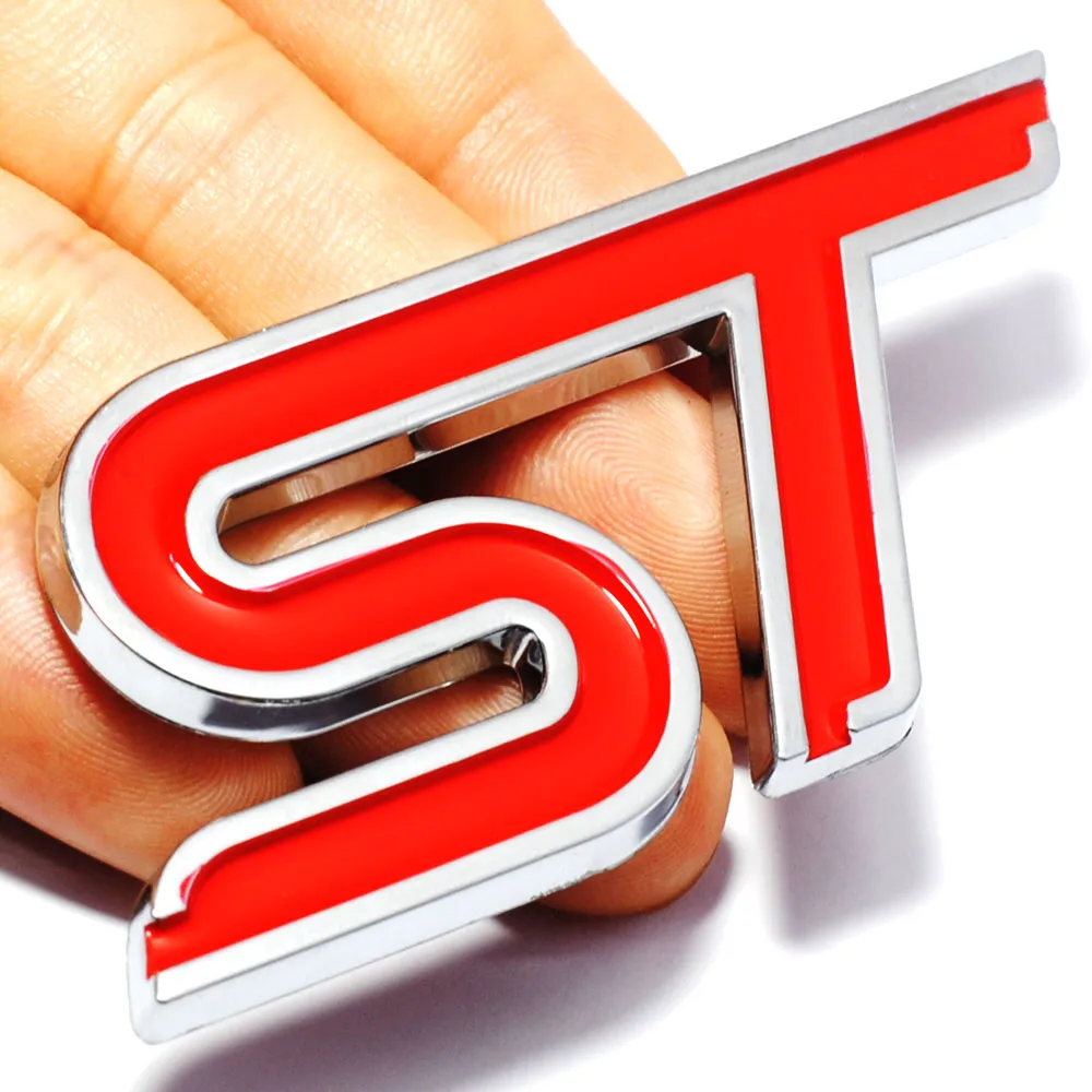 ABS Plastic 3D ST Logo Emblems Sport Style Stickers... From Ordermix ...