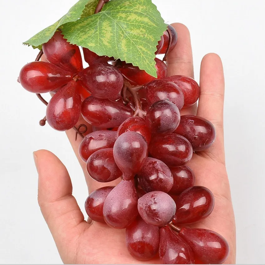 Artificial Fruit Decor: Decorative Artificial Grapes String, Realistic ...