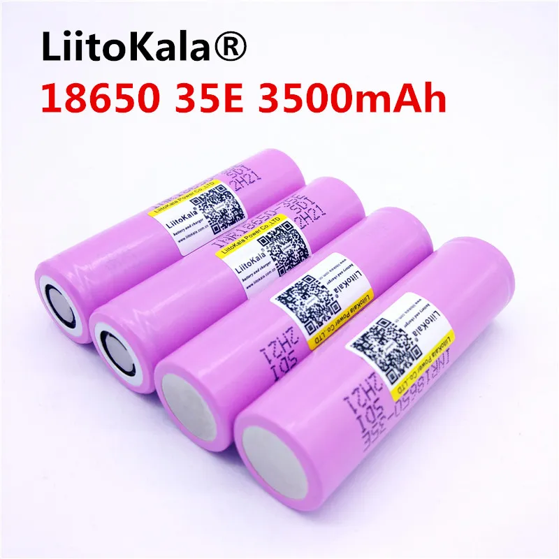 Original Samsung Lithium Rechargeable 18650 Li Ion 2032 Battery 13A Download INR18650 35E ...