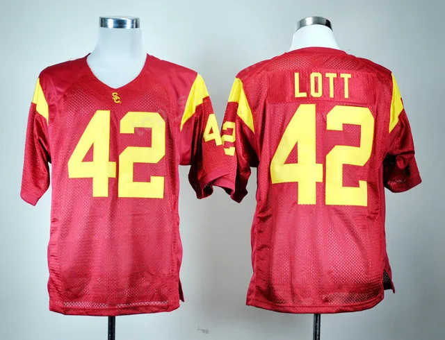 USC Trojans Football Jerseys Allen, Lott, Woods, Sanchez, Seau, Bush ...