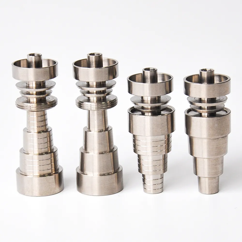Titanium Dab Nail Universal 6IN1 Domeless Nail Kit, 10mm 14mm 18mm ...