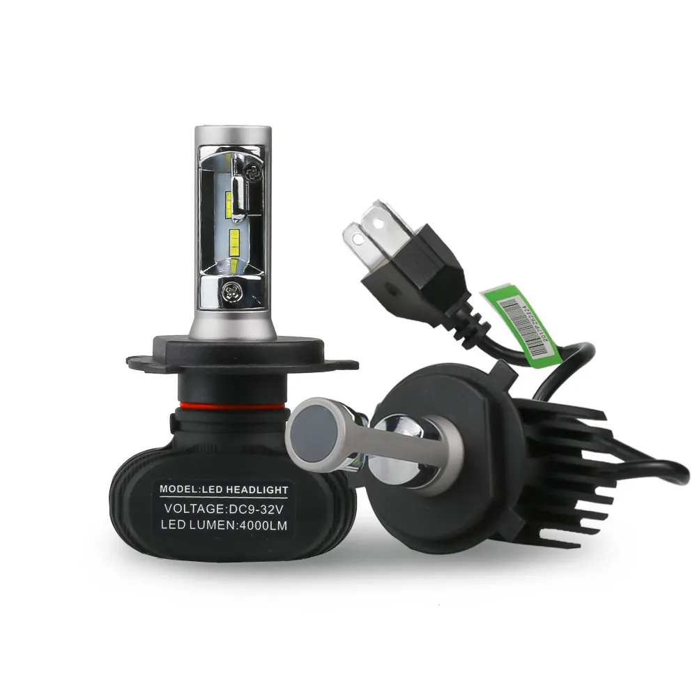 S1 Csp LED Headlight Bulbs 50W 8000LM Hi/Lo Beam Replacement For H1 H3 ...
