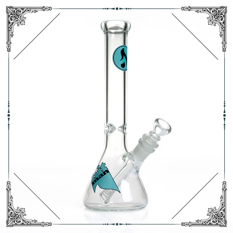 Limited Edition Zob Hitman Glass Mini Bottom Beaker Bong 10 Rasta Color ...
