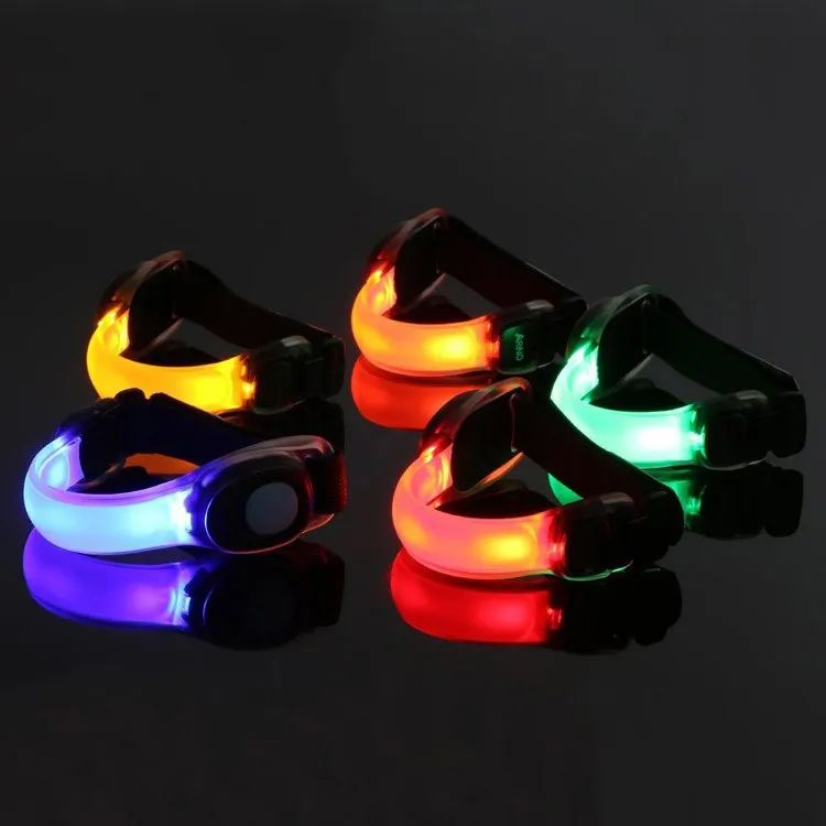 LED Running Armband - High Visibility Safety Gear for Cycling, Walking ...