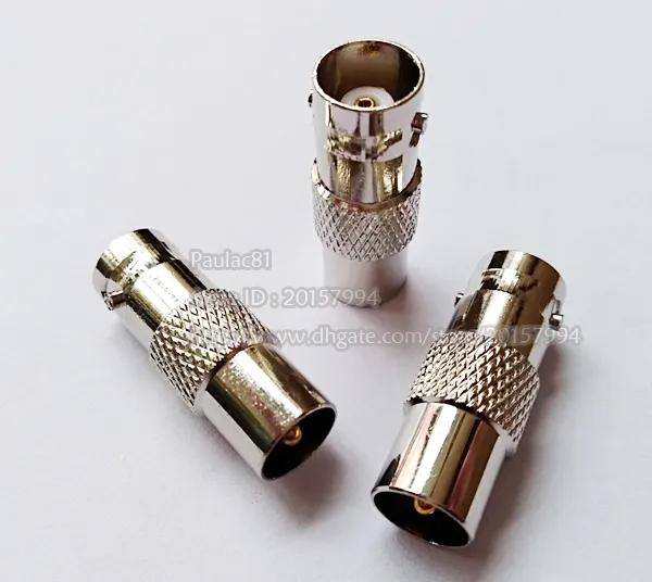 Connector: Cuprum BNC Female Jack to IEC PAL DVBT TV Male Plug RF ...