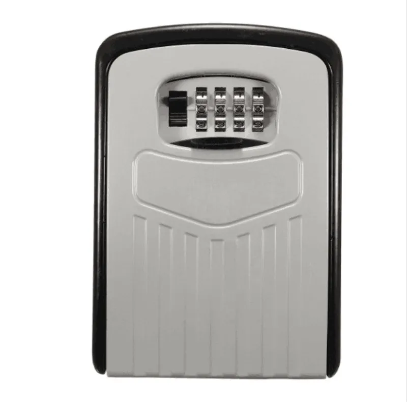 Lockable Safe Box: Outdoor Wall Mounted Security Key Storage Box With 4 ...