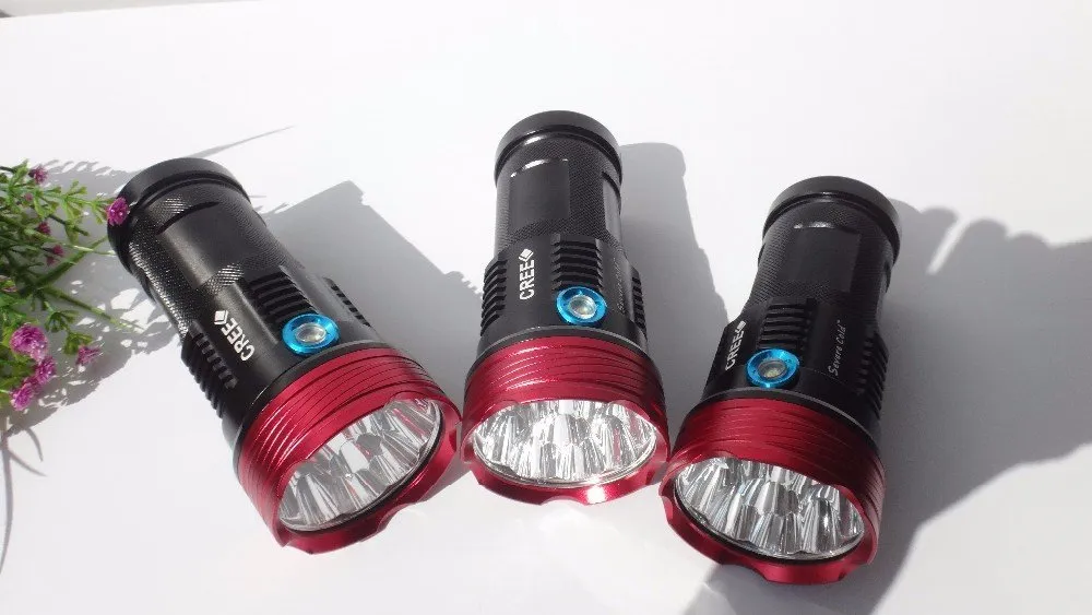 LED Rechargeable Headlamp High Intensity 17000lm Torchlight Flashlight ...