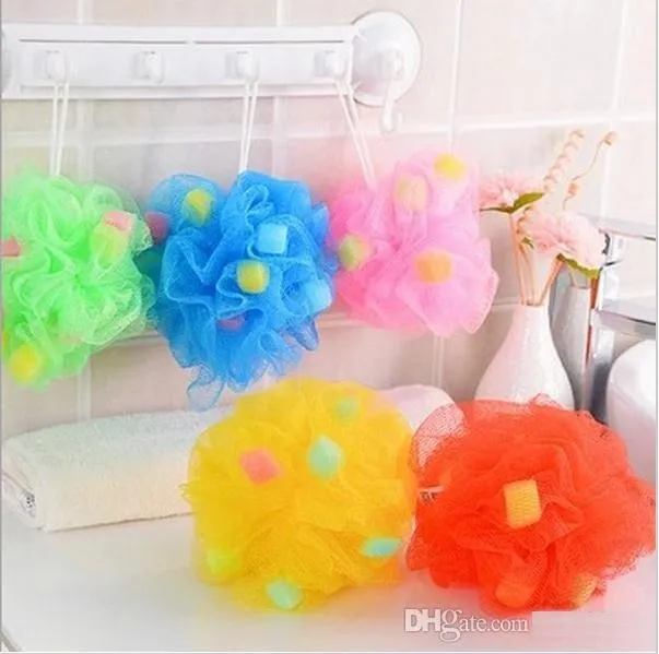 Lovely Sponge Bath Ball Bath Sponge Love Summer Multi Color Choose ...