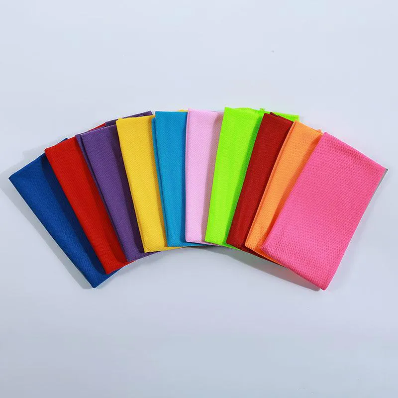 Ice Cold Towel 30 × 76 in Single Layer Cotton Sports Cooling Towel for ...