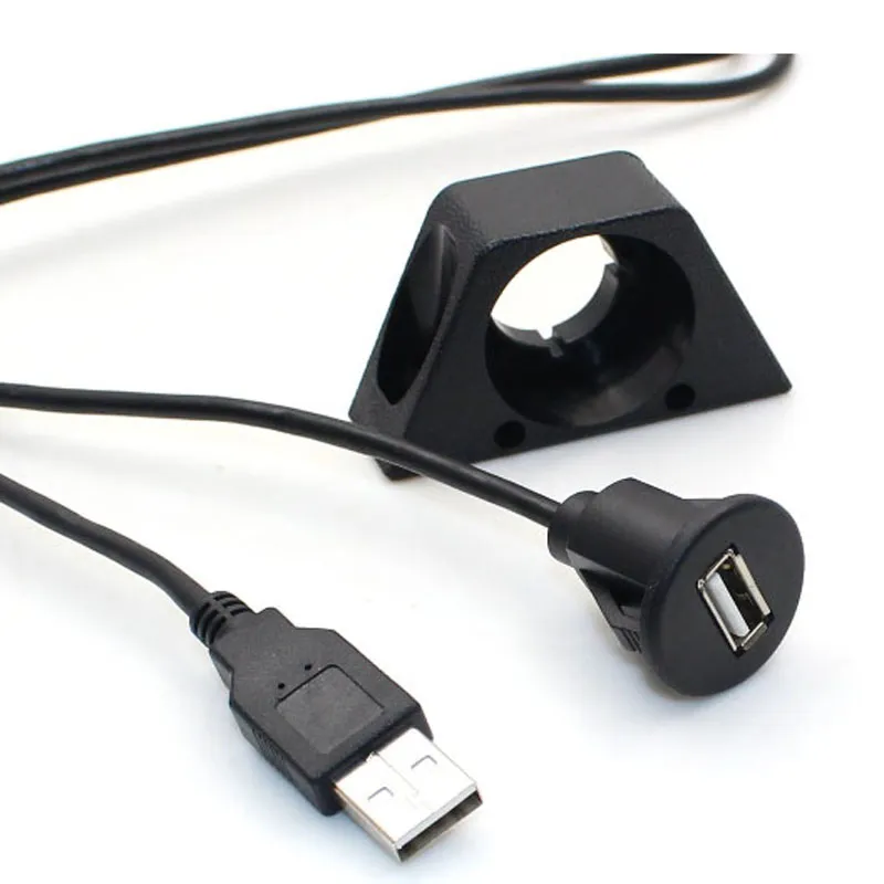 USB Extension Lead Cable For Car Dashboard Mounting Panel Installation ...