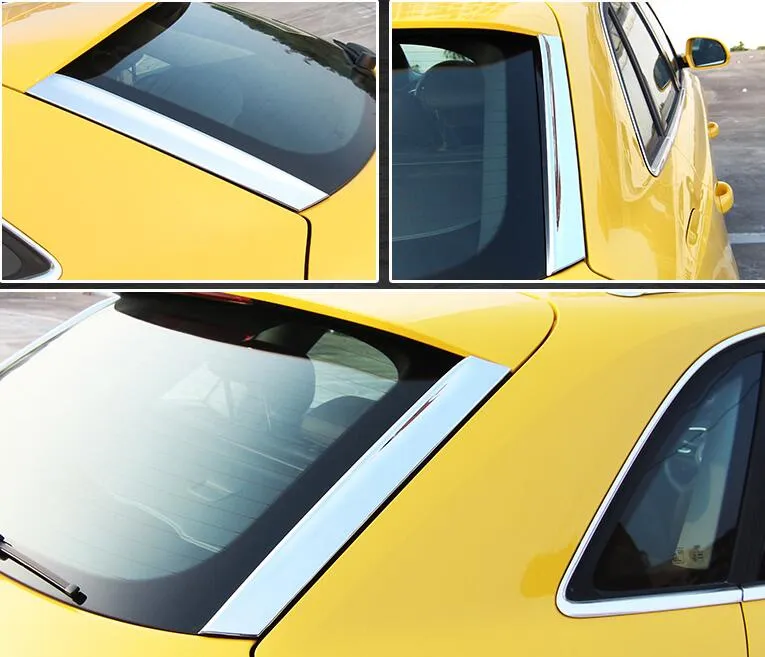 Premium Chrome Car Rear Window Side Wing Trim - Enhance Your Ride! Shop ...