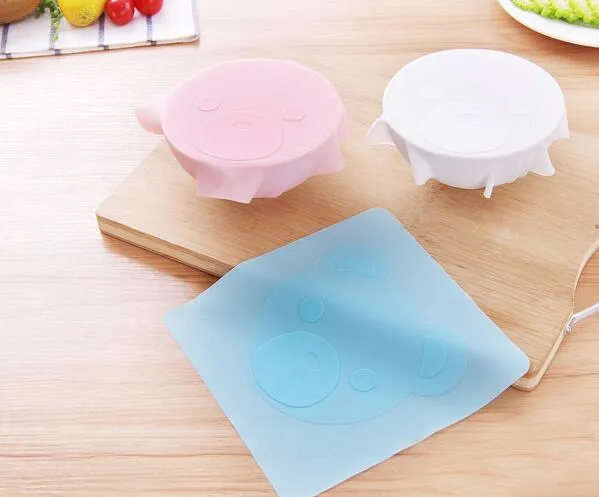 Multi Functional Silicone Saran Wrap Reusable Cling Film Refrigerator ...