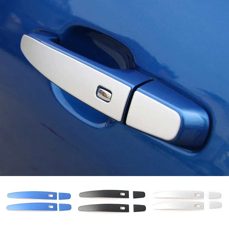 Car Door Exterior Handle Decoration Sheet Sticker Aluminium Alloy For ...