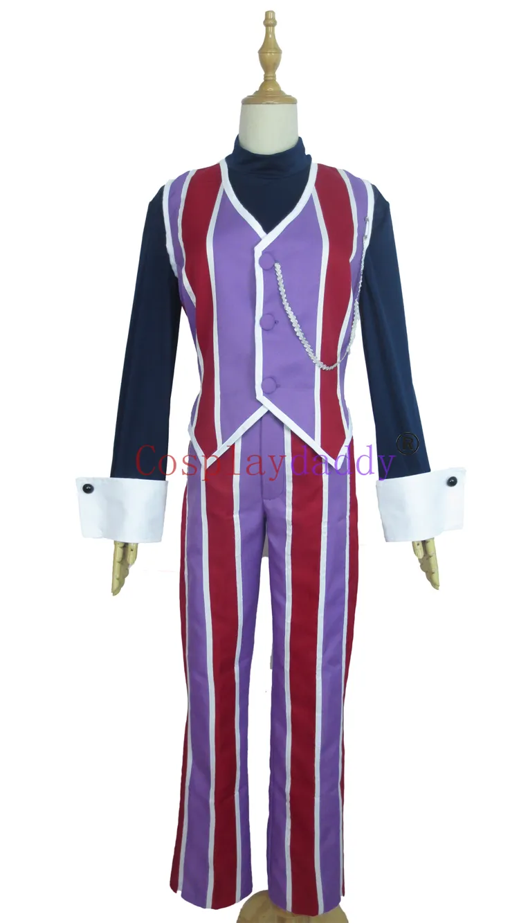 LazyTown Robbie Rotten Costume Suit Adult Cosplay Outfit For Halloween ...
