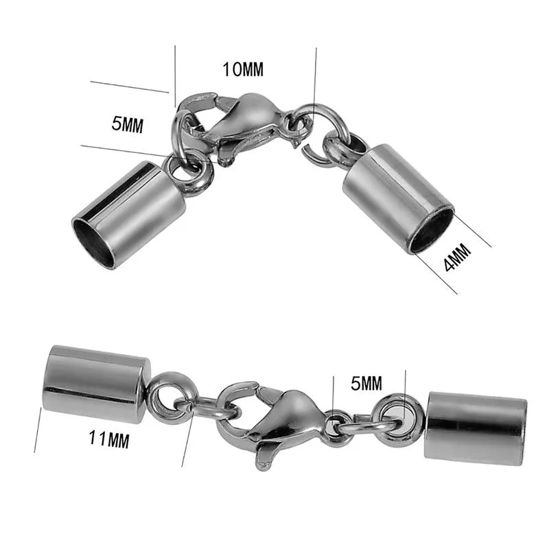 Stainless Steel Chains For Necklaces: Necklace Cord Ends Caps With ...