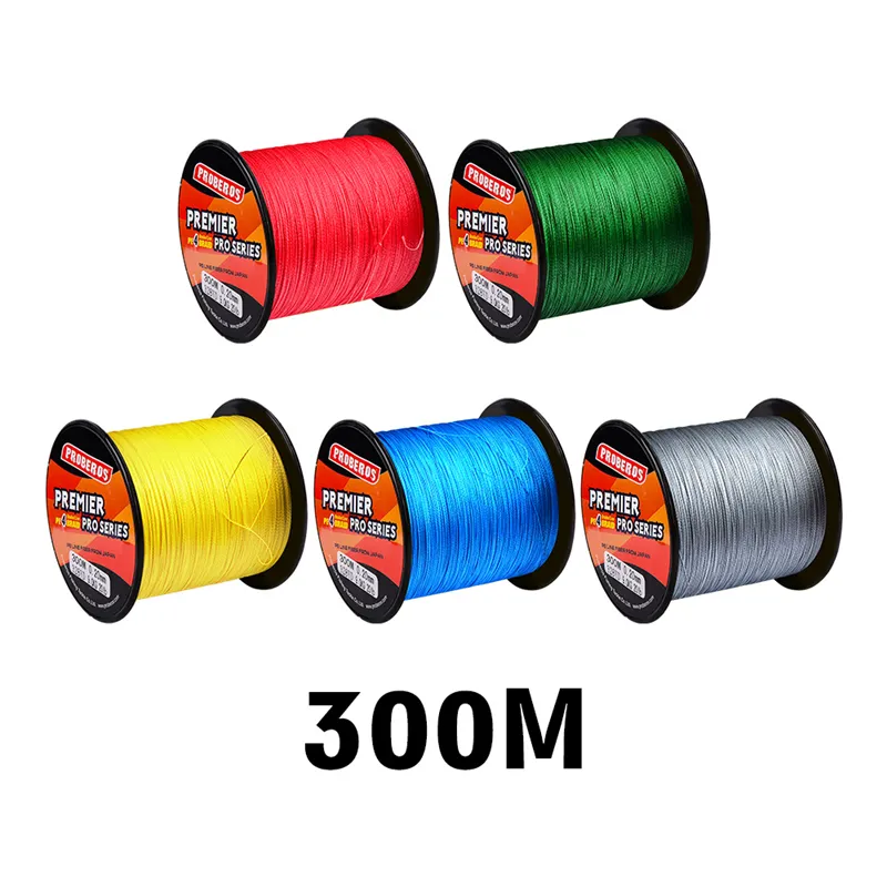 DHgate.com:300M Super Strong Japanese PE Braided fishing lines 5colors ...