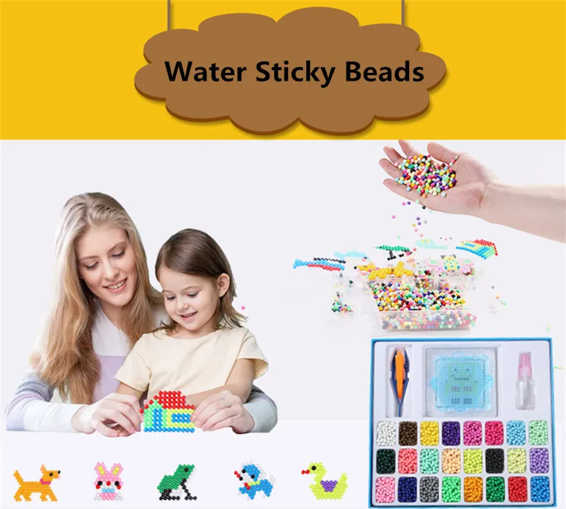 Wholesale Puzzle 3d Set 10 Bags Of Solid Beads In Educational Sticky ...