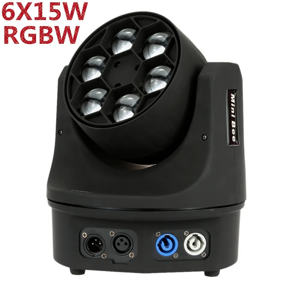 DHgate.com:6x15W RGBW 4IN1 LED Mini Bee Eye Moving Head Beam Effect ...