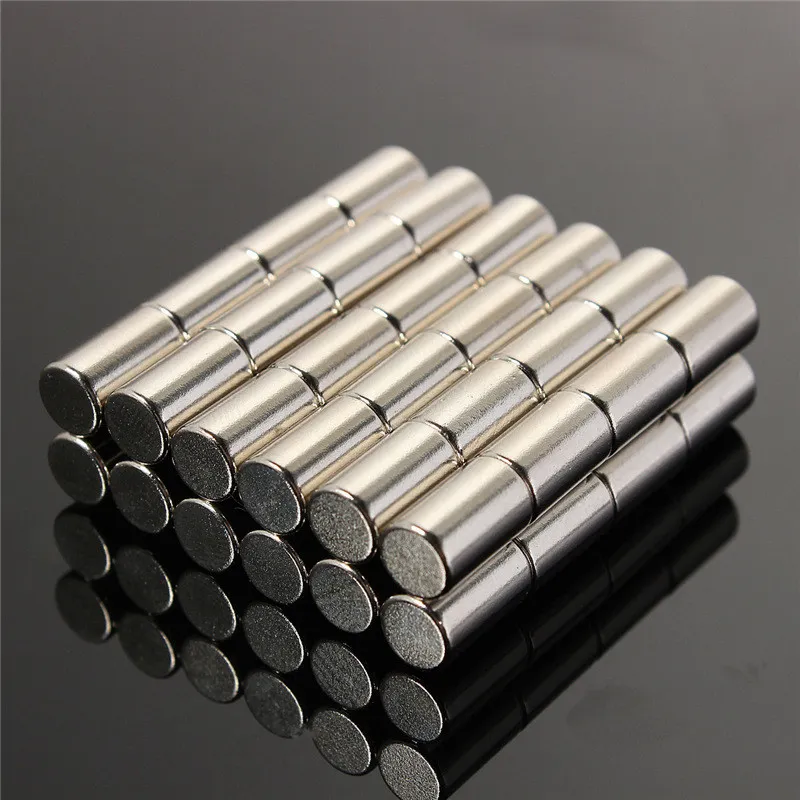6 X 10mm N50 Round Disc Cylinder Magnets Rare Earth Circular Permanent ...