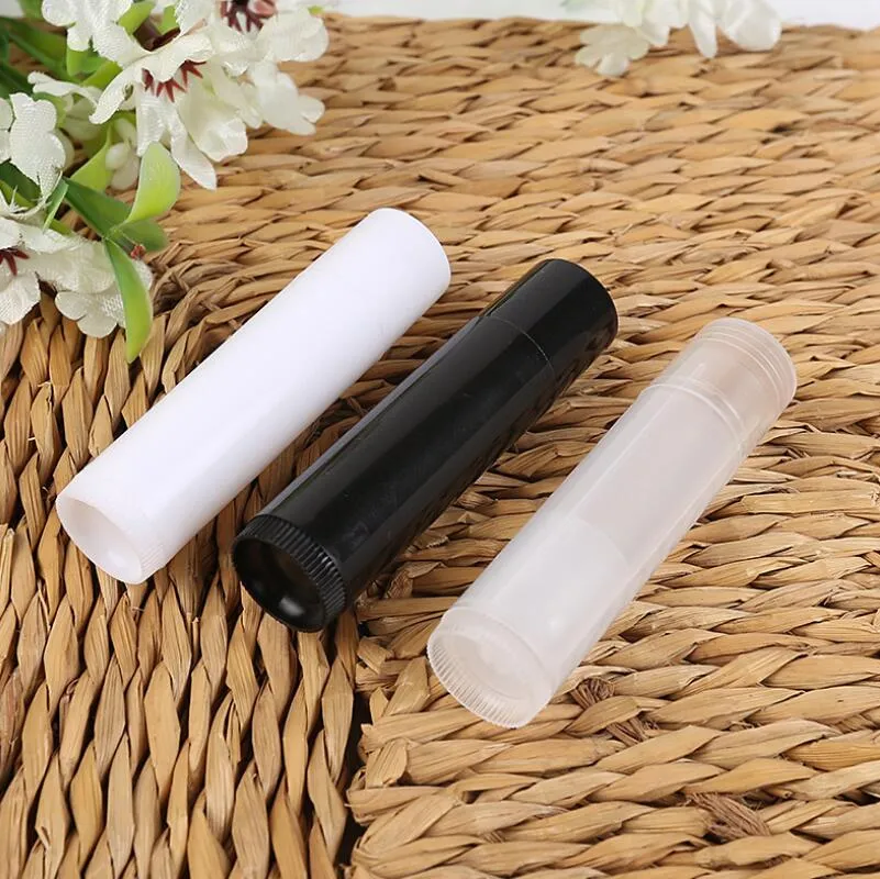 5ml Empty Lip Gloss Tubes with Caps - Clear Plastic Lip Balm Containers ...