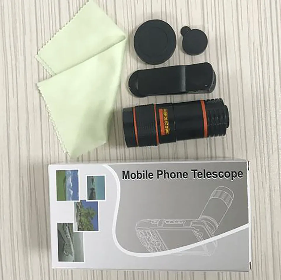 DHgate.com:8x-12x HD Optical Zoom Camera Lens with Universal Clip for ...