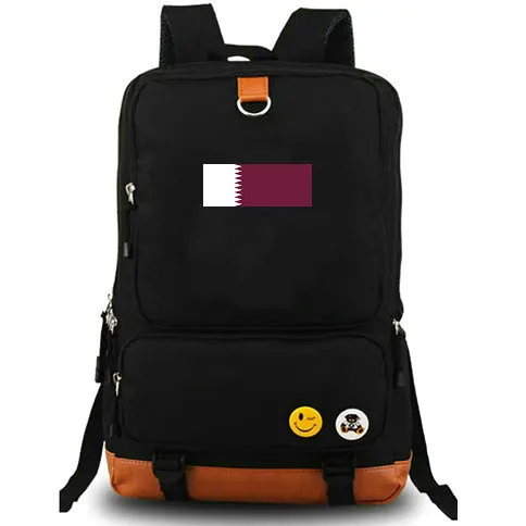 Qatar Flag Backpack Katar Useful School Bag Country Banner Daypack ...