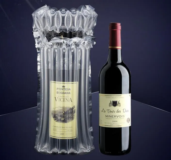 DHgate.com:2024 NewRed Air Column Inflatable Wine Bag - Transparent Air ...