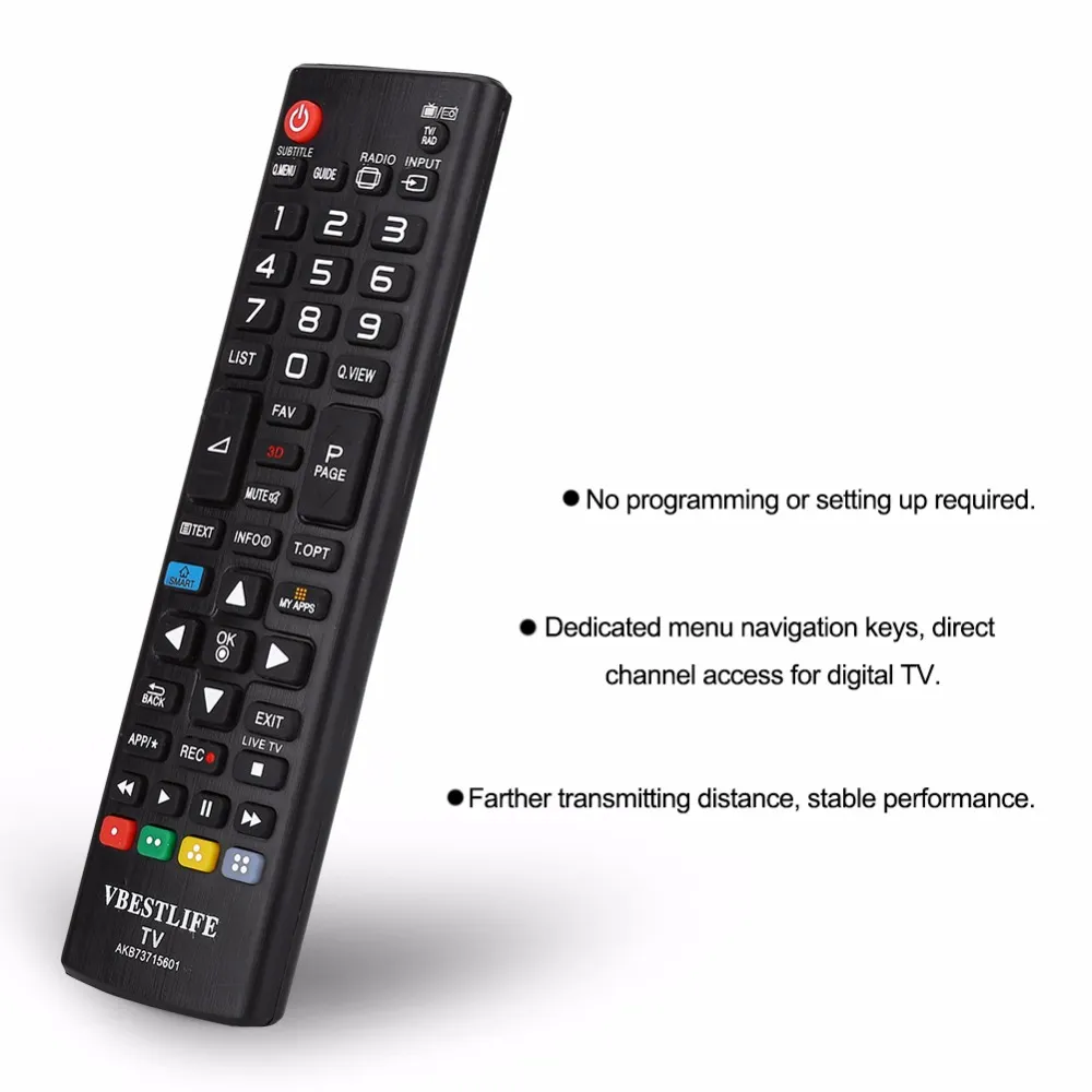 High Quality OEM 3D TV V1z10 Tv Remote For LG AKB73715601 Compatible ...