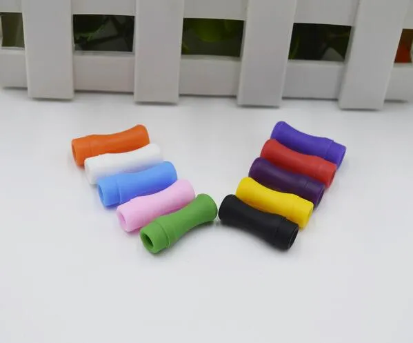 510 Silicone Mouthpiece Cover Drip Tip Disposable Colorful Silicon ...